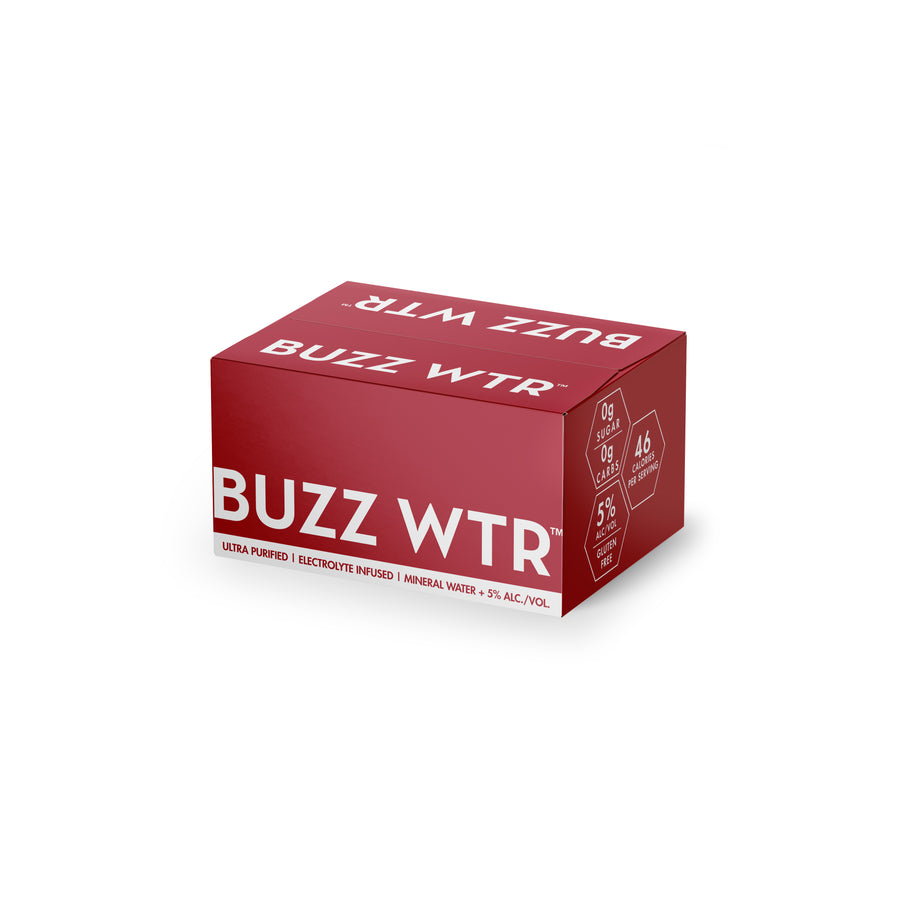 Buzz WTR™ Brisk Berry 500ml 24 pack – BUZZ WTR™